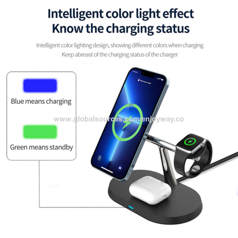 Creative Night Lamp With Integrated 15w Wireless Charger Mobile Phone ...