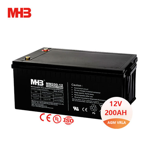 Mhb Wholesale Energy Storage 12v 200ah Gel Lead Acid Battery For Solar ...