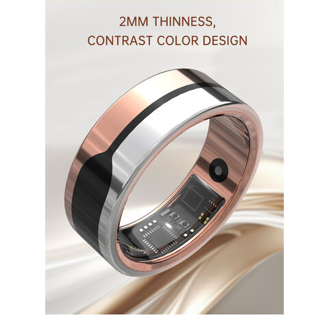 Smart Ring, Fitness Tracker With 5atm Waterproof, Health Monitor For ...