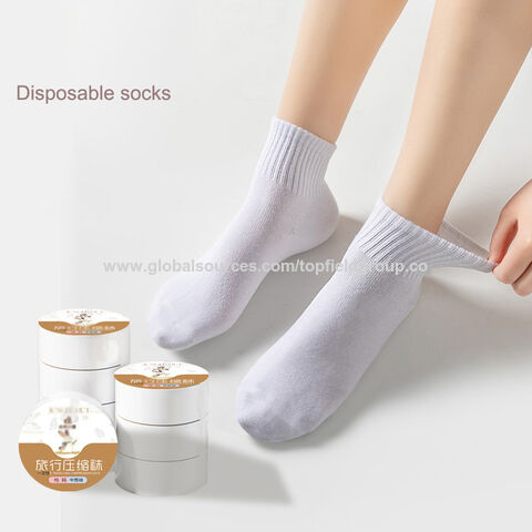 Bulk Buy China Wholesale Unisex High Quality Disposable Socks Cotton ...