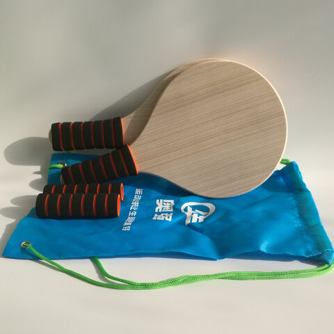 Factory Direct High Quality China Wholesale Beach Rackets Wooden Beach ...