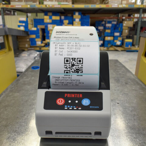 58mm Small Mobile Receipt Bill Printer 2inch Portable Mini Auto Cutting ...