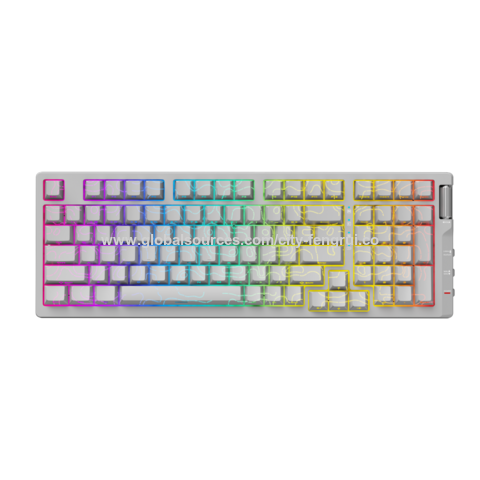 Tri-mode Wireless Mechanical Keyboard With Hot-swappable Switches, Rgb ...