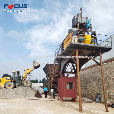 New Condition 25-100m3/h Mobile Ready Mix Concrete Batch Plant For Sale ...