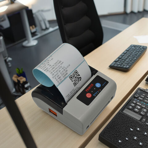 80mm Auto Cutting Mini Label Thermal Printers Wireless Portable Receipt ...