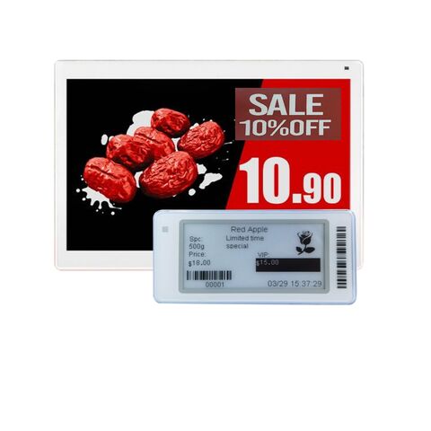 Custom 1.54/2.9/4.3/7.5/10.1/12.5 Inch Esl Digital Price Tag Electronic ...