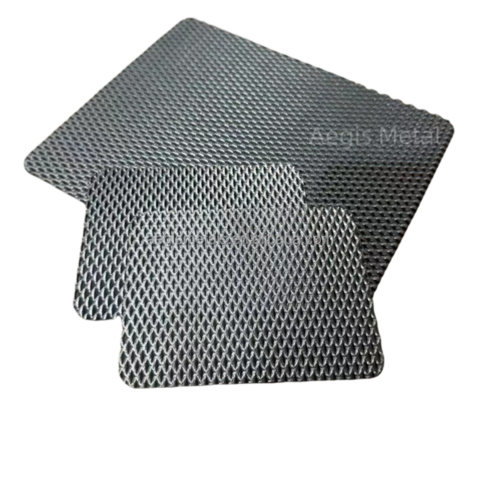 0.5mm Thickness 0.5*1mm Diamond Hole Ni201 Nickel Expanded Wire Mesh ...
