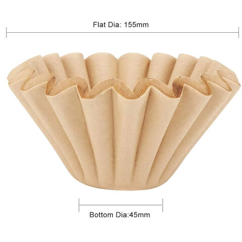 High Quality 100 Pack Coffee Filters,1-2 Cup Basket Paper Coffee ...