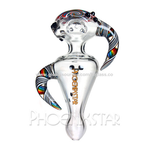 New Phoenix Star Wholesale Glass Pipe 5 Inch Wig Wag Helix Pipe Tornado ...