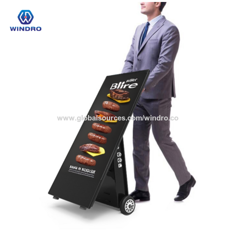 43 55 Inch New 10-12 Hours Playtime Lcd Portable Battery Powered ...