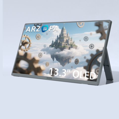 Arzopa A3c Pro 13.3 Inch Pulgadas Oled 1080p Portable Gaming Usb Led ...