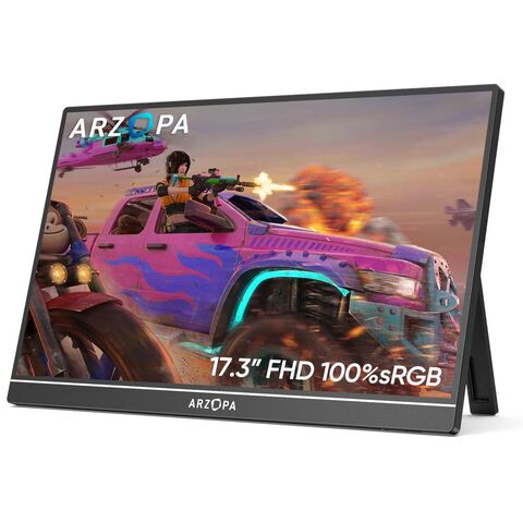 Arzopa A1m 17.3 Inch 1080p Ultra Slim Portable Gaming Gamer Usb Monitor ...