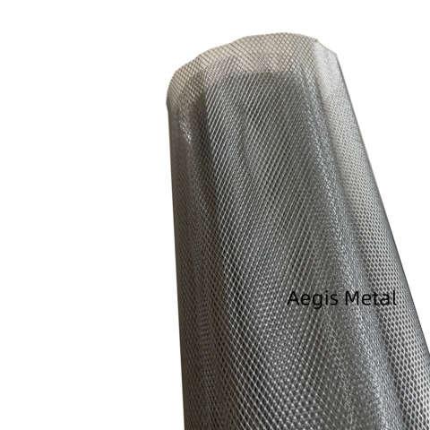 0.3*0.4mm Diamond Hole Aluminum Expanded Wire Sheet For Machine Guard ...