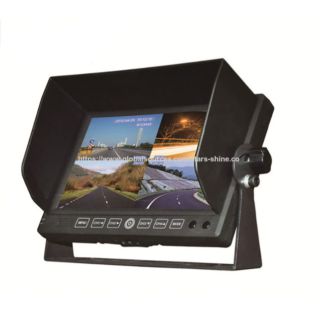 Factory Wholesale 7inch Quad Split Screen Tft Lcd Front Bus Monitor Car ...