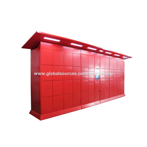 Customized Intelligent Express Cabinet Smart Parcel Locker With Touch ...