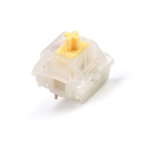 Gateron Wholesale Cap Milky Yellow Linear Switch 5 Pin For Mechanical ...