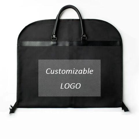 Wholesale Custom Suit Cover Garment Suit Bag Foldable Custom Logo Suit ...