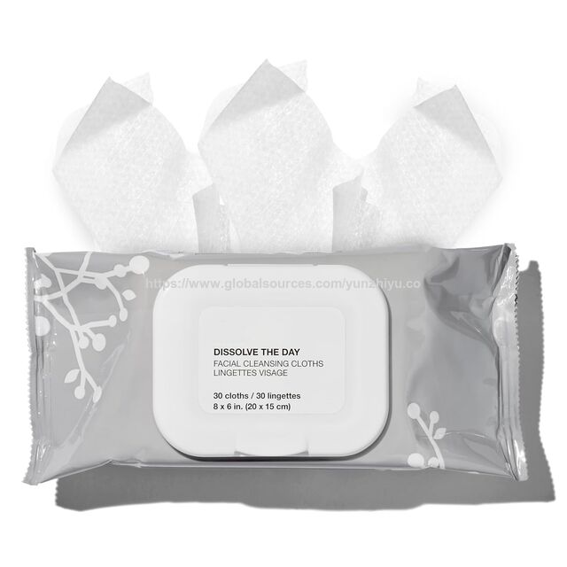 Face Cleaning Wipes Skin Care Alcohol Free Organic Makeup Remover Wipes ...
