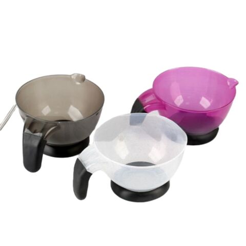 Colorful Pearl Glow Translucent Dye Bowl Thickened Mixing Container ...