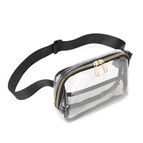 Clear Stadium Approved Fanny Pack: Adjustable Waist Bag For Sports ...