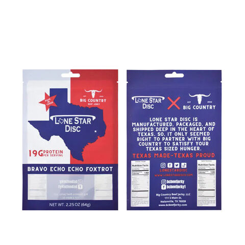 Buy China Wholesale Wholesale Beef Jerky Packs Custom Ziplock Beef ...