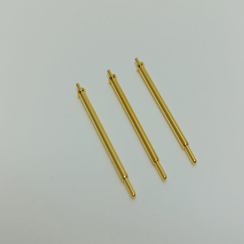 Custom Spring Pogo Pin 2.5mm Spring Pogo Pin L20.2mm Gold Plated For 2 ...