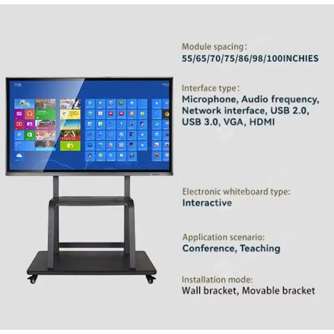 Revolutionize Classrooms & Boardrooms With Smart 4k Interactive Display ...