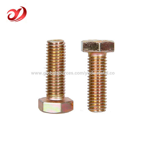 Buy China Wholesale Decorative Hex Bolts With Rainbow Finish – Ideal ...