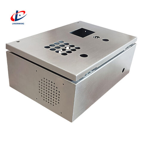 Precision Customized Bending Welding Metal Sheet Parts Laser Cutting Stainless Steel Power ...