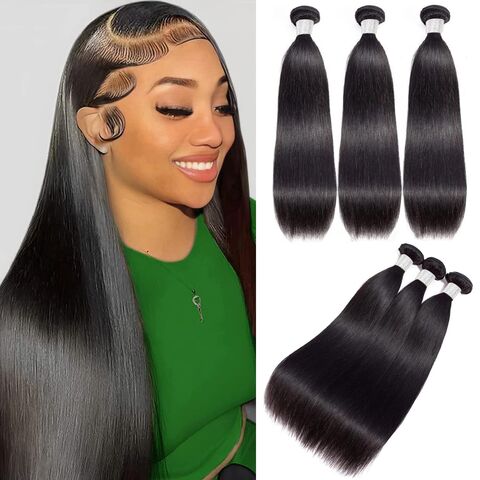 Bulk Buy China Wholesale 3 Bundle Deals Straight Bundles Human Hair 12a ...