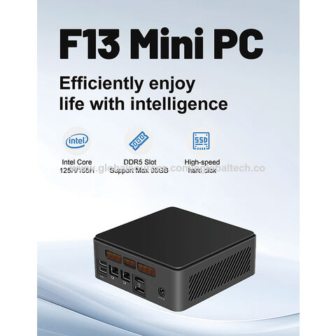Eglobal F13 Fan Nuc 14th Gen 125h(14c/18t, Up To 4.5ghz), Ddr5 Ram M.2 ...