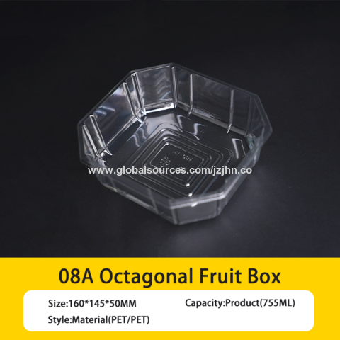 16oz Pet Fruit Box Plastic Pet Cherry Tomatoes Container Disposable ...