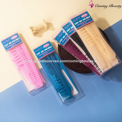 8-piece Plastic Hairstyles Comb Set Retro Pompadour Styling Hair Comb ...