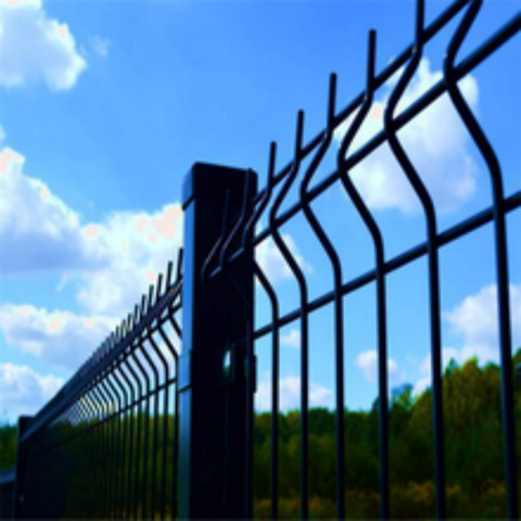 Heavy Duty Security Zinc Steel 3d Wire V Mesh Curved Outdoor Garden ...