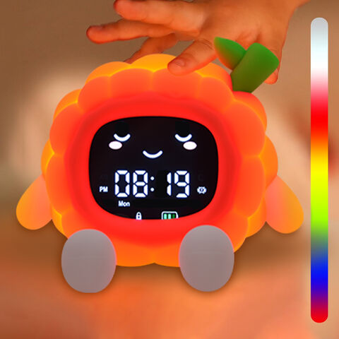 Wholesale Smart Alarm Kids Small Clock Cartoon Bedroom Bedside Light ...
