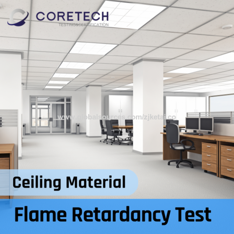 Ceiling Material Flame Retardancy Test, Third Party, Ul94v 0, Testing ...