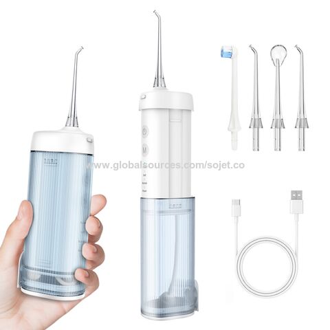 210ml Ipx7 360° Travel Portable Gum Cleaner Pick Dental Floss Irrigator ...