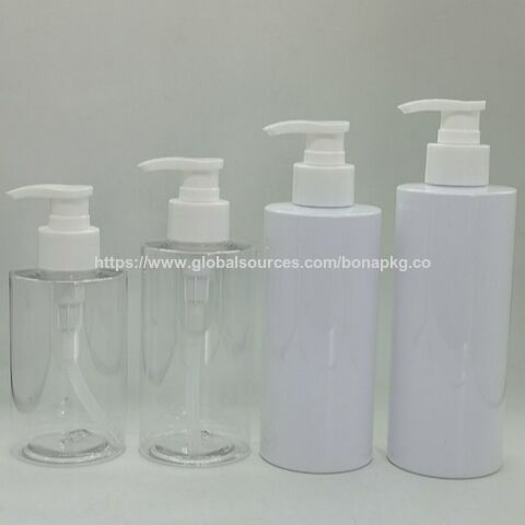 Press The Plastic Bottle Of The Pump Head Pe Plastic Bottle 300ml 450ml 500ml Plastic Detergent ...