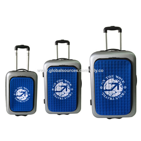 Abs Luggage With Eva Front Pocket, Set Of Three,luggage, Suitcase,abs ...