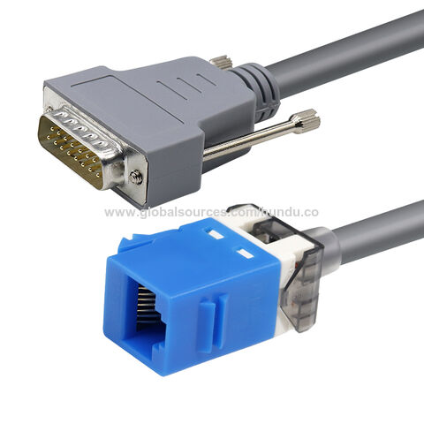 Buy China Wholesale D-sub Db15 Extension Cable, Shielded Grey Pvc, 2 ...