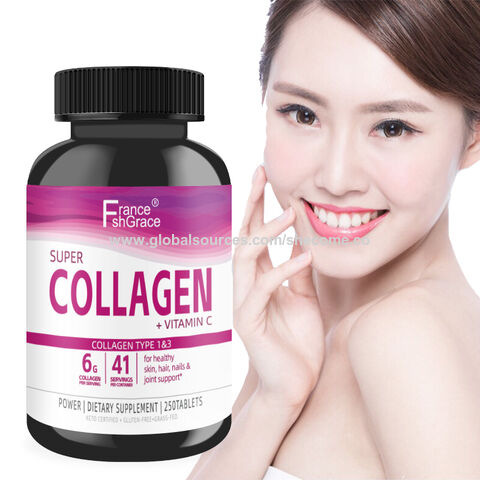 Organic Collagen Supplement With Vitamin C For Adults Support Skin Hair ...