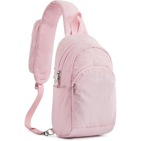 Fashionable Women's Sling Backpack With Secure Zippered Pockets And ...