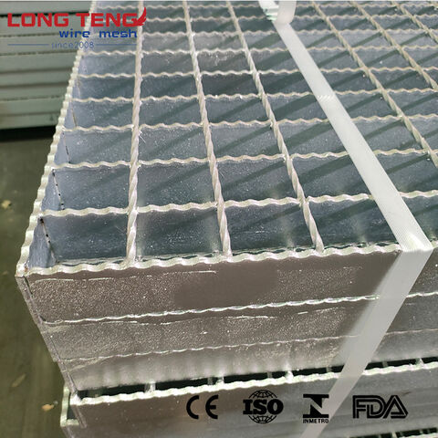 Buy China Wholesale Serrated Bar Grating Steel Floor Decking Walkway ...