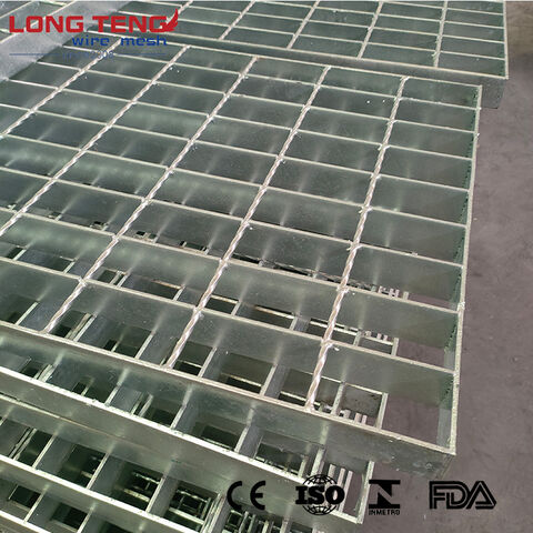 Galvanized Steel Grate Flooring Steel Metal Bar Grating For Drainage ...