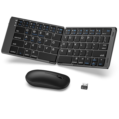 Bulk Buy China Wholesale 2.4g Wireless Bluetooth Foldable Keyboard And ...