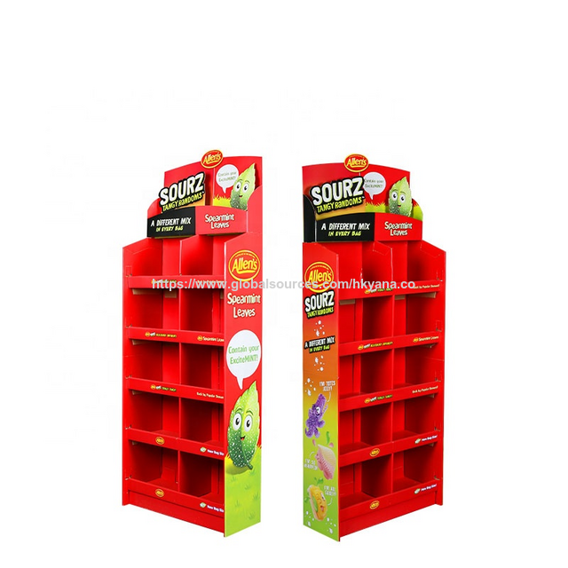Custom Stronger Wall Display Shelf Pop Up Display Stand With Printing ...