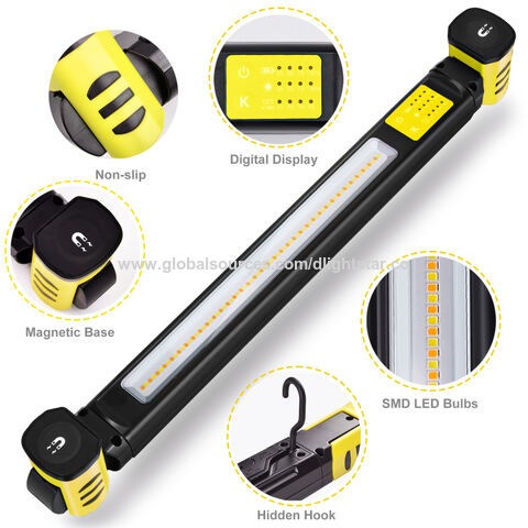 1600 Lumens 4 Cct Rechargeable Under Bonnet Work Light With Hooks And ...