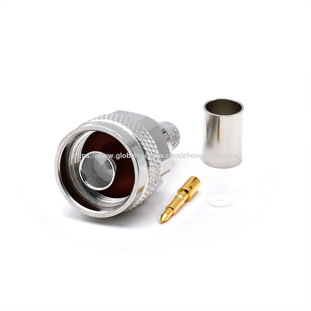 High-quality N-male Crimp Rf Coaxial Connector Suitable For 50-5/lmr300 ...