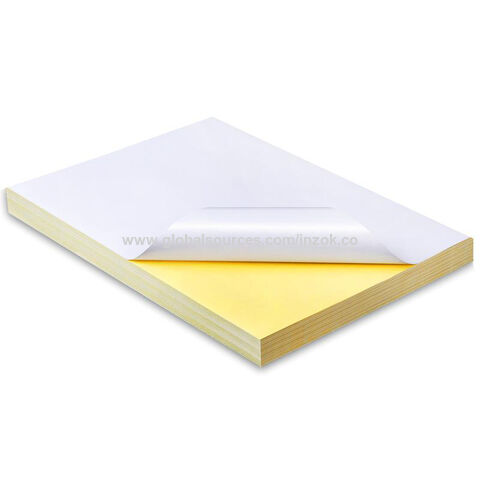 Wholesale Guangzhou Supplier A4 128g Self-adhesive Sticker Label Paper ...