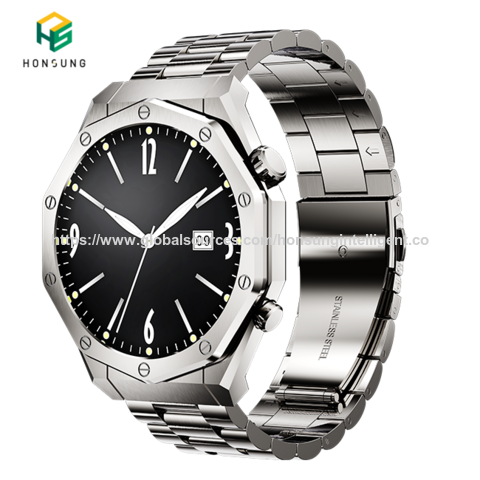 Amoled Smart Watch Business Digital Rugged Smart Bracelet Stainless ...